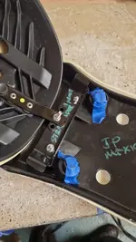 My new Tom Hurley custom seat with medical gel, reflex foam and ...