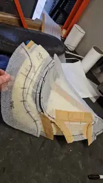 My new Tom Hurley custom seat with medical gel, reflex foam and ...